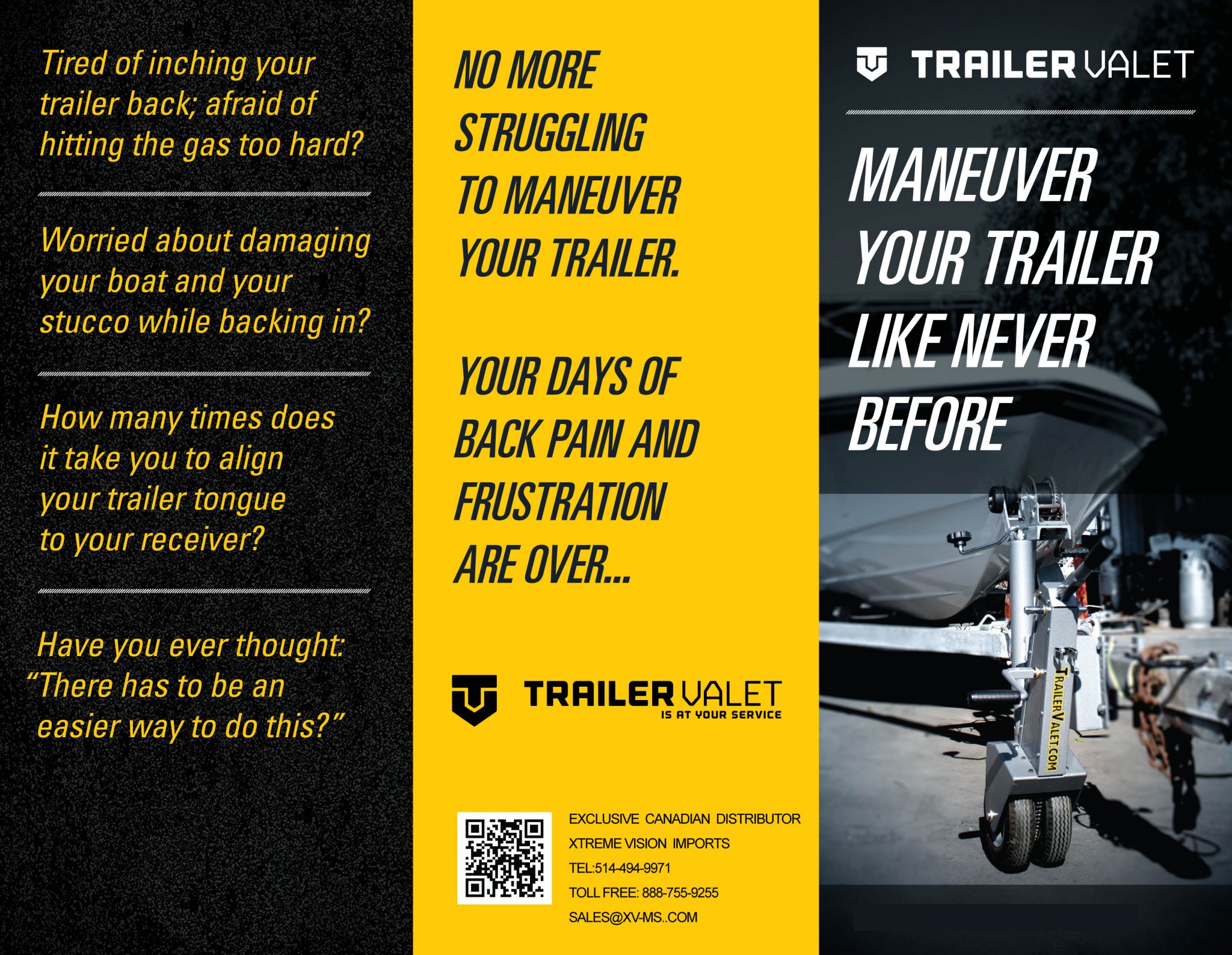 Trailer Valet 5X, Moves up to 5000Lbs - Trailer Valet Canada